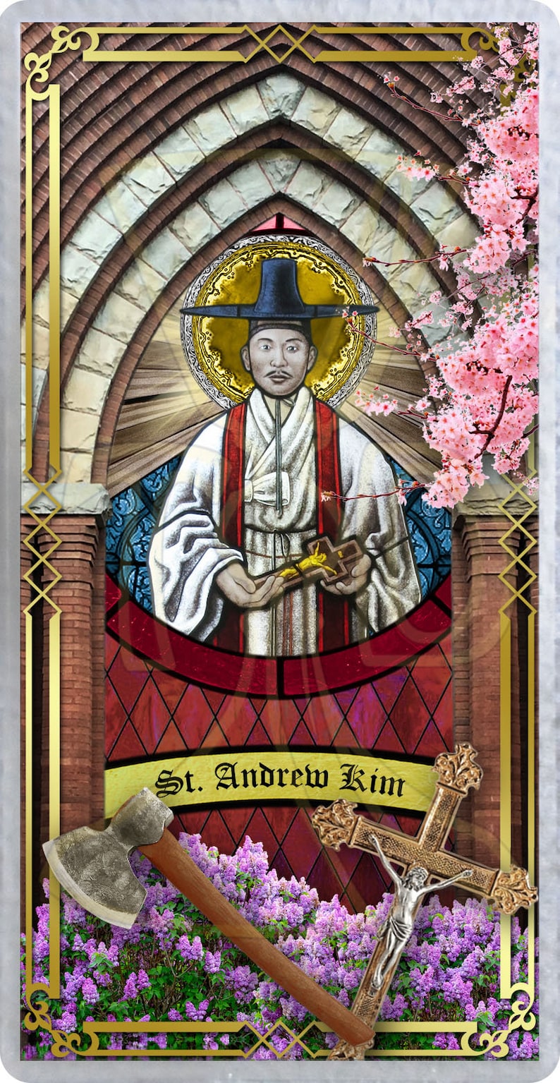 Saint St Andrew Kim Taegon Korea Patron of Korean Priests | Etsy