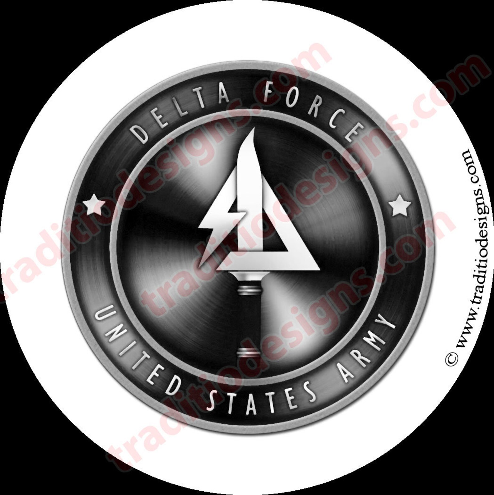US ARMY Delta Force Magnets Delta Force Decal Round 3.5 Inch - Etsy