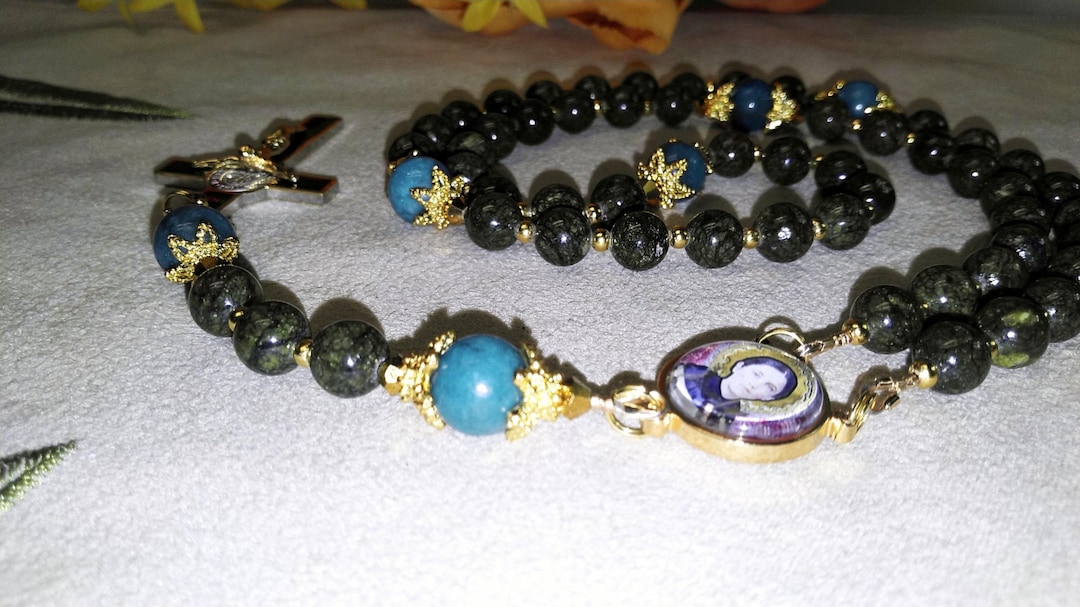 St. Gemma Galgani Royal Limited Edition Precious Relic Holy Rosary With ...