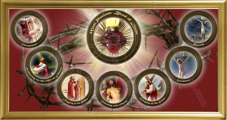 Most Precious Blood of Jesus Devotion of St. Saint Bridget of - Etsy