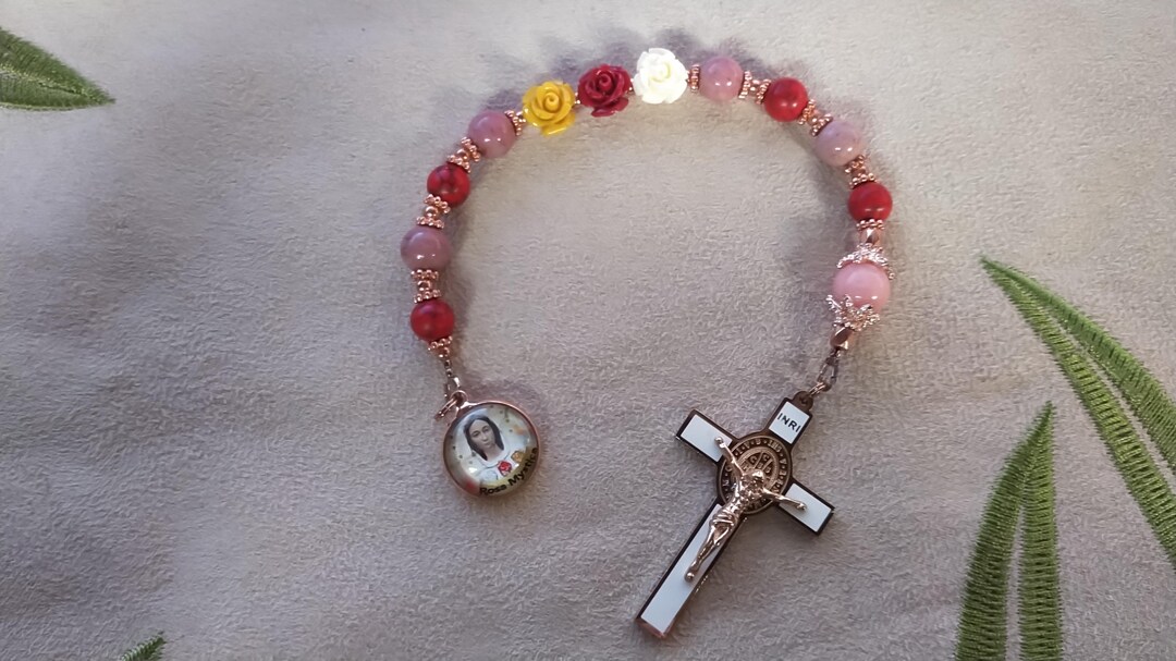 Maria Rosa Mystica Limited Edition Royal Precious Decade Rosary With ...