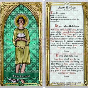 St. Tarcisius, Patron of Altar Servers - Stained Glass and Statue Art ...