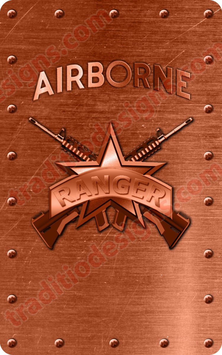 Airborne Ranger Magnets Airborne Ranger Decal Round 3.5 Inch | Etsy