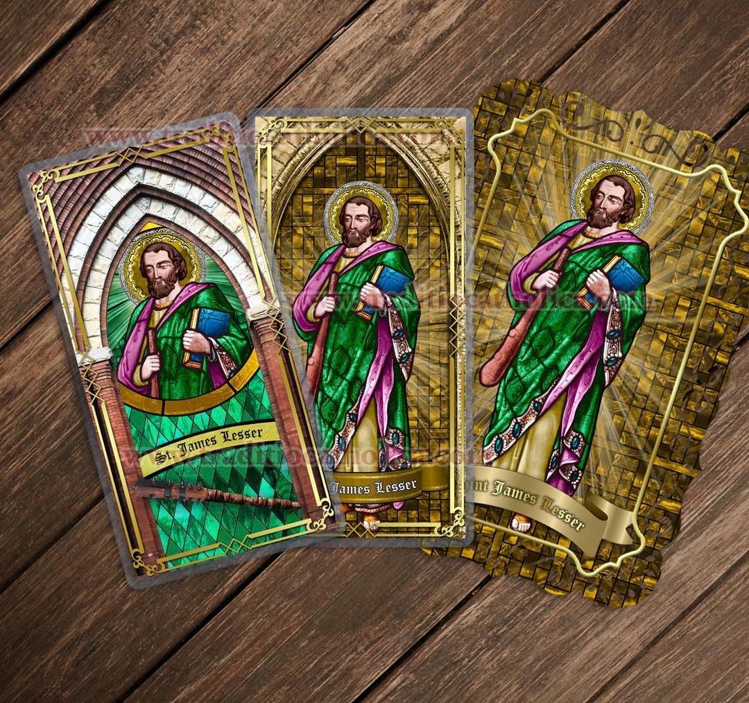 Saint James the Lesser the Apostle Catholic Holy Prayer Cards. St ...