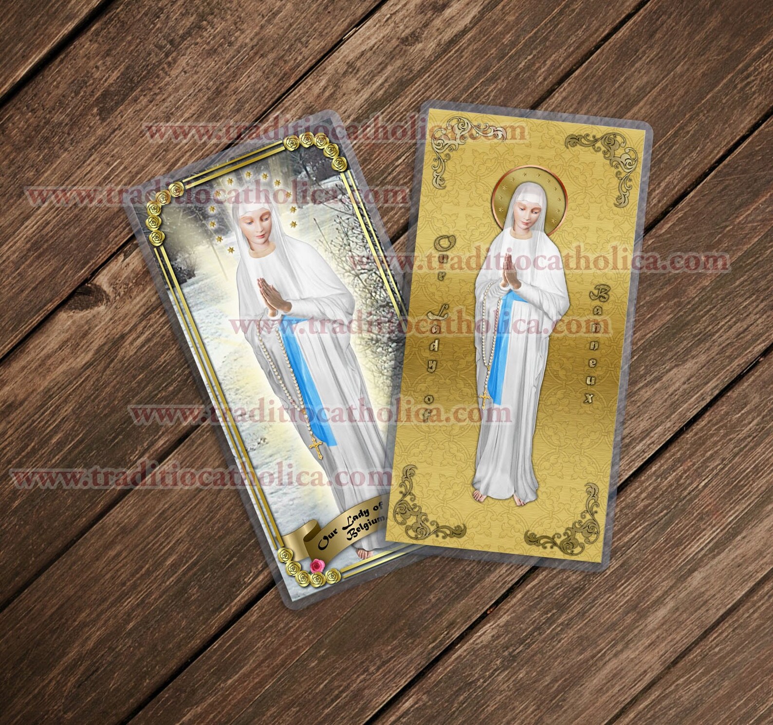 Our Lady of Banneux Belgium Virgin of the Poor Laminated | Etsy