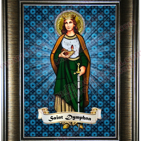 St Dymphna - Etsy