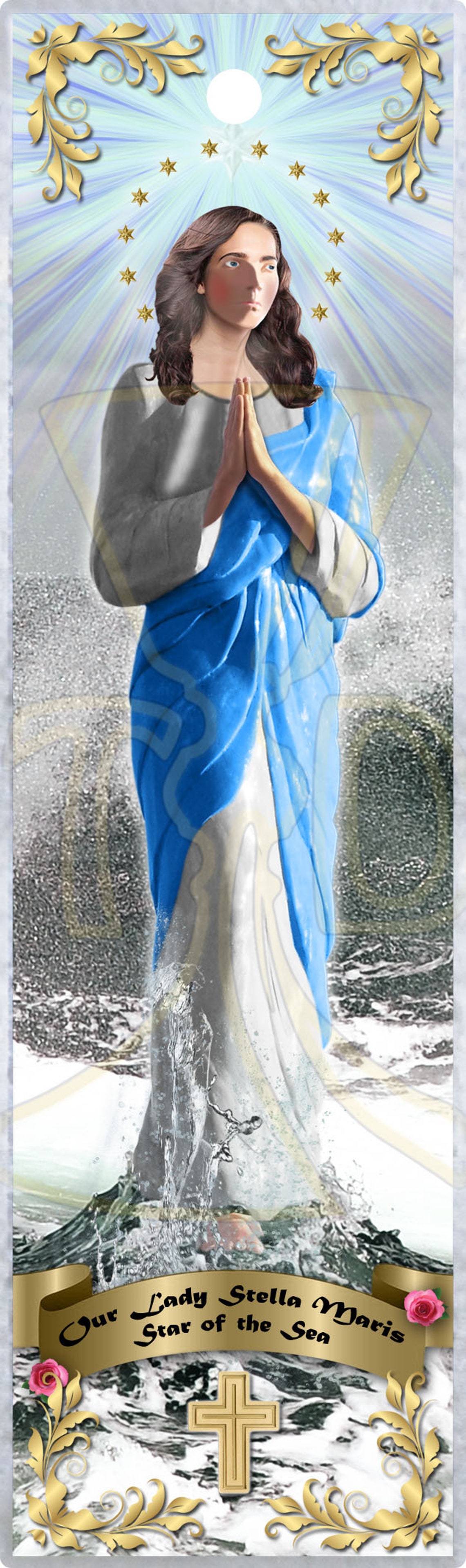 Our Lady Star of the Sea stella Maris Laminated Bible - Etsy
