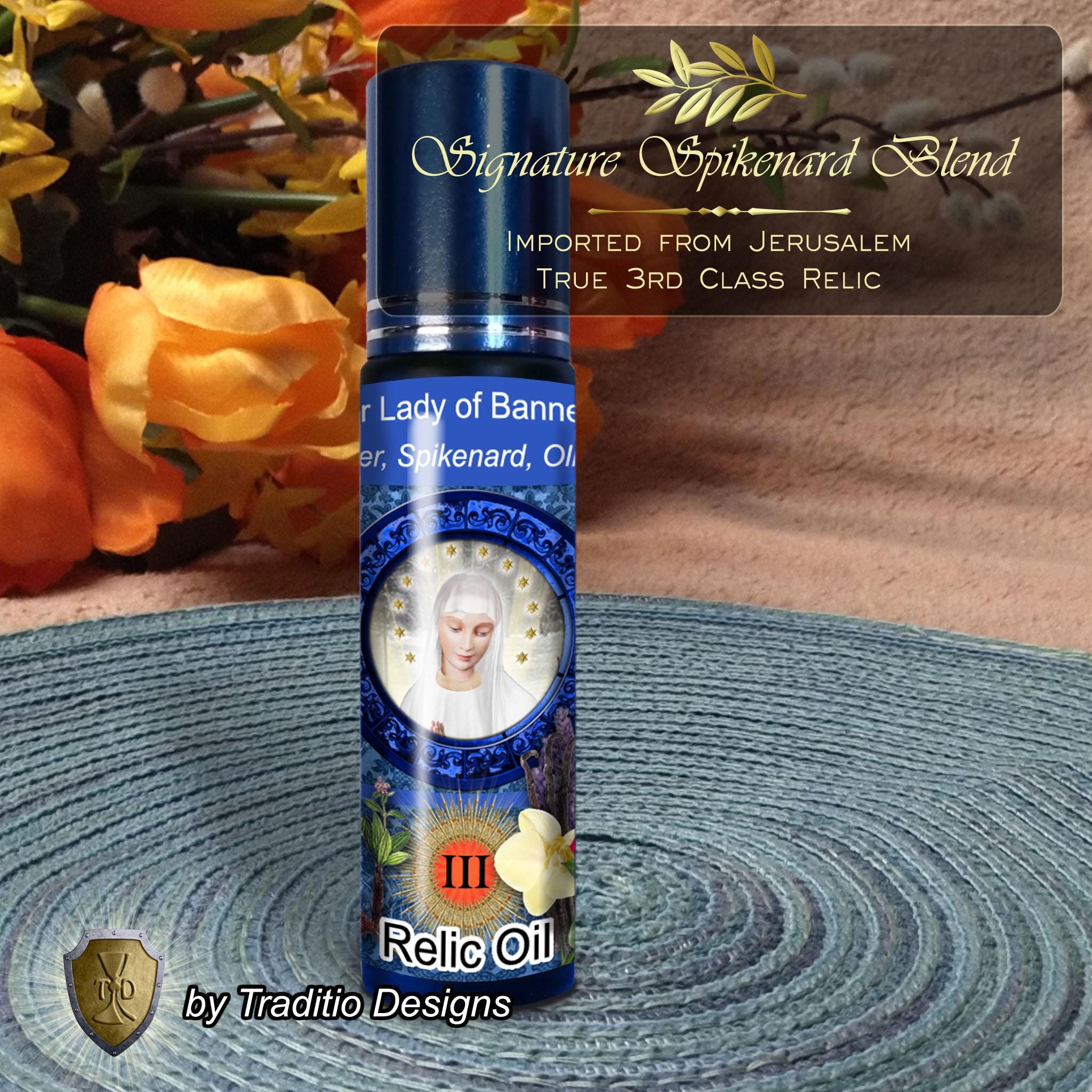 Our Lady of Banneux Relic Anointing Oil | Touched to 9 Blessed Mother ...