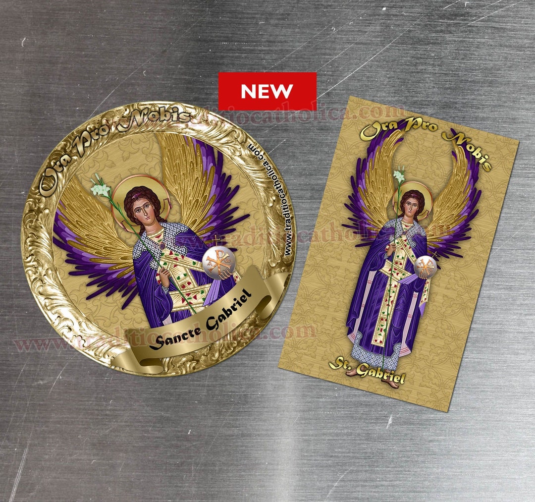 Saint Gabriel Archangel Magnets. Orthodox Icon Style Magnets. Saint ...