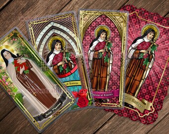 Saint Thérèse of Lisieux Prayer Card - Etsy