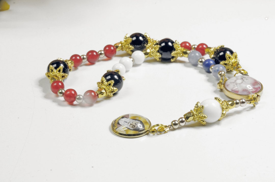 St Charbel Majestic Limited Edition Precious Chaplet With 18K Gold ...