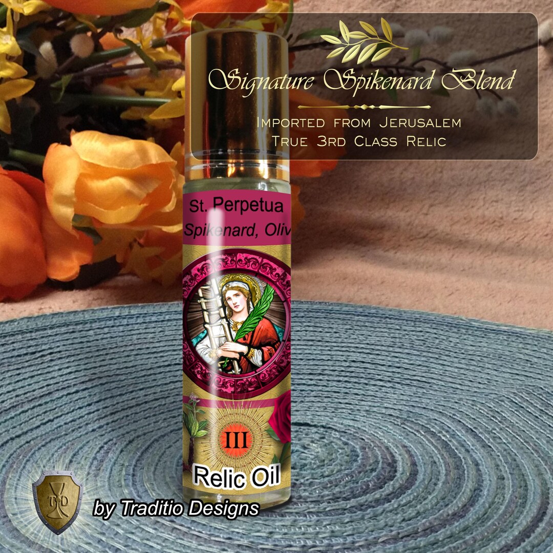 St. Perpetua Relic Anointing Oil | Pregnancy, Breast Health ...