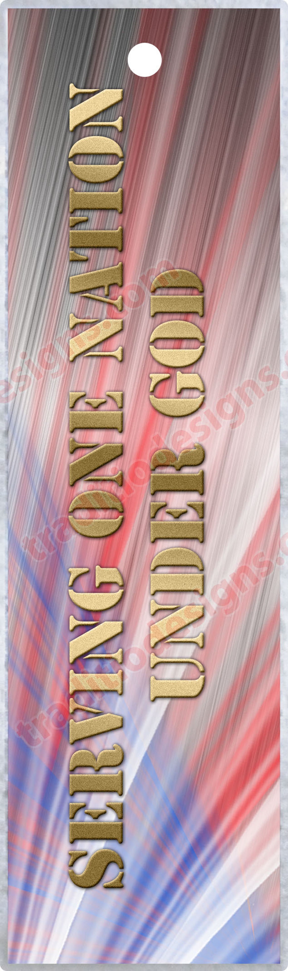 US Army Metallic Laminated Bookmarks. Custom US Army Bookmark. - Etsy