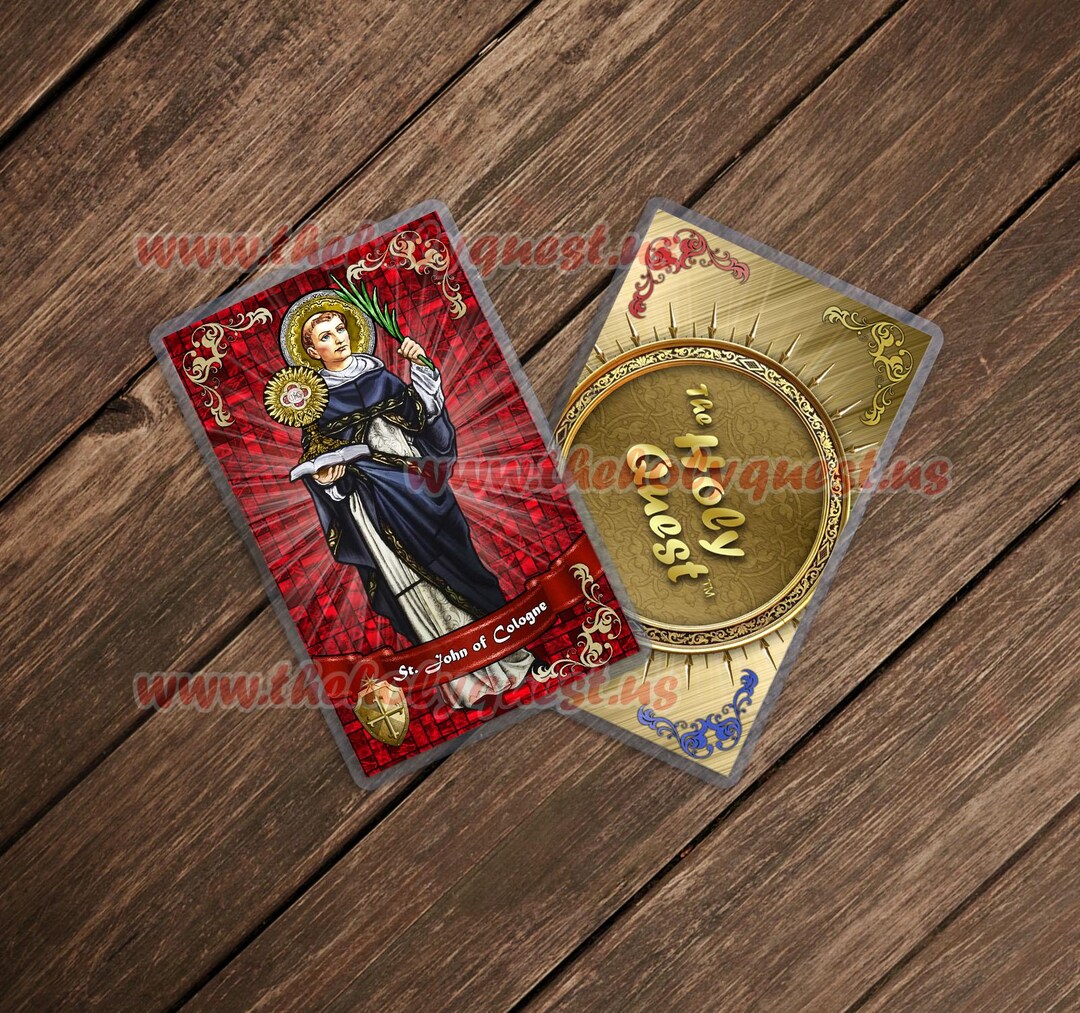 St. John of Cologne Collectible Card | Catholic Art & Gift | the Holy ...