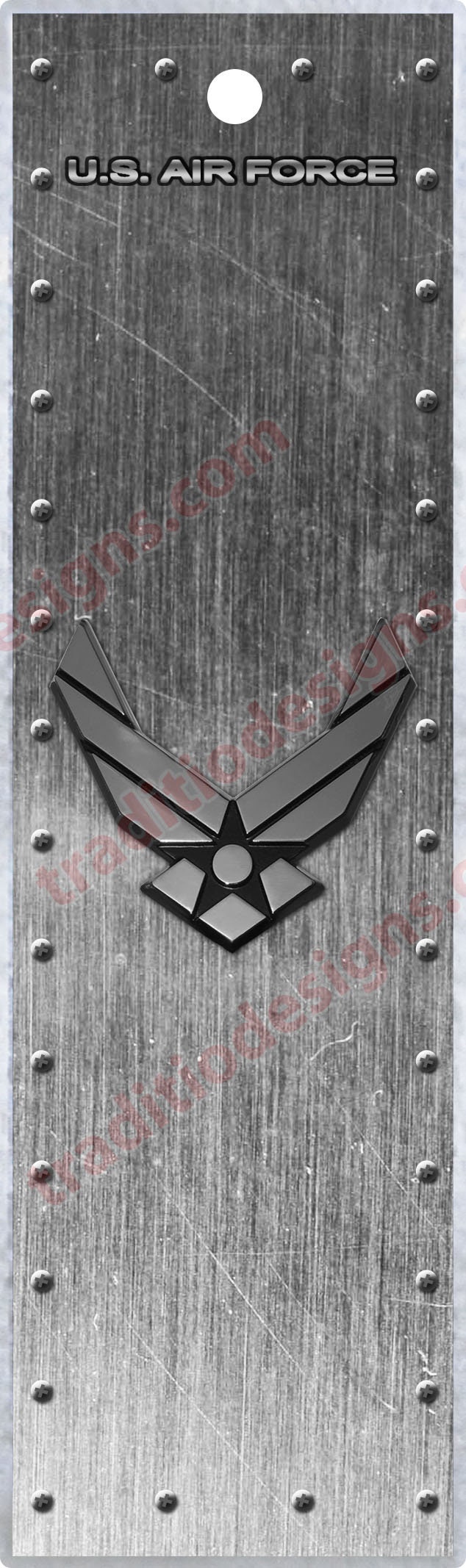 US Air Force Metallic Laminated Bookmarks. Custom US Air Force | Etsy