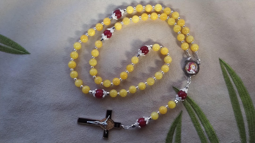 St. Longinus Royal Limited Edition Precious Holy Rosary With 18K Gold ...