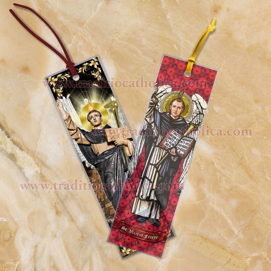 Saint St Vincent Ferrer CLEAR See-through and Quote Laminated Bible ...