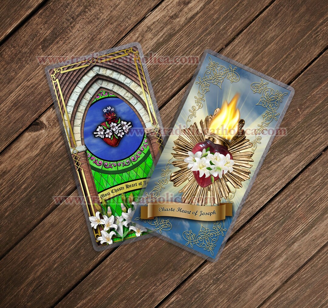 Most Chaste and Pure Heart of Joseph Sculpture and Stained Glass ...