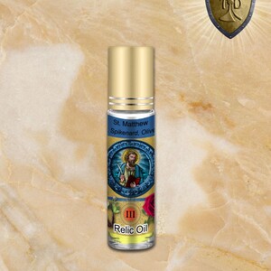 Saint Matthew the Apostle Relic Holy Prayer Card and Relic Anointing ...