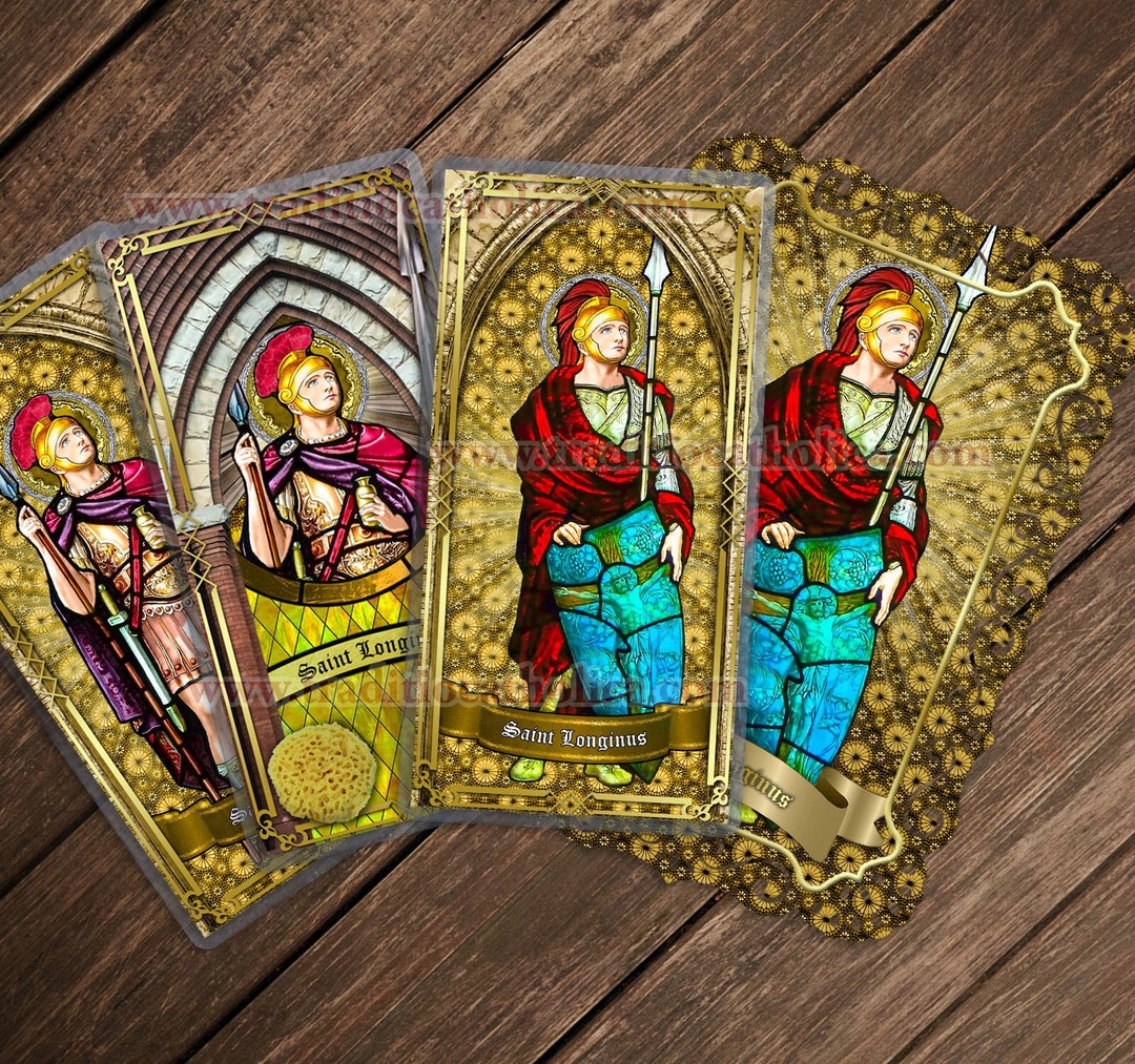 Saint Longinus, Patron of Soldiers and Lost Items Laminated Prayer ...
