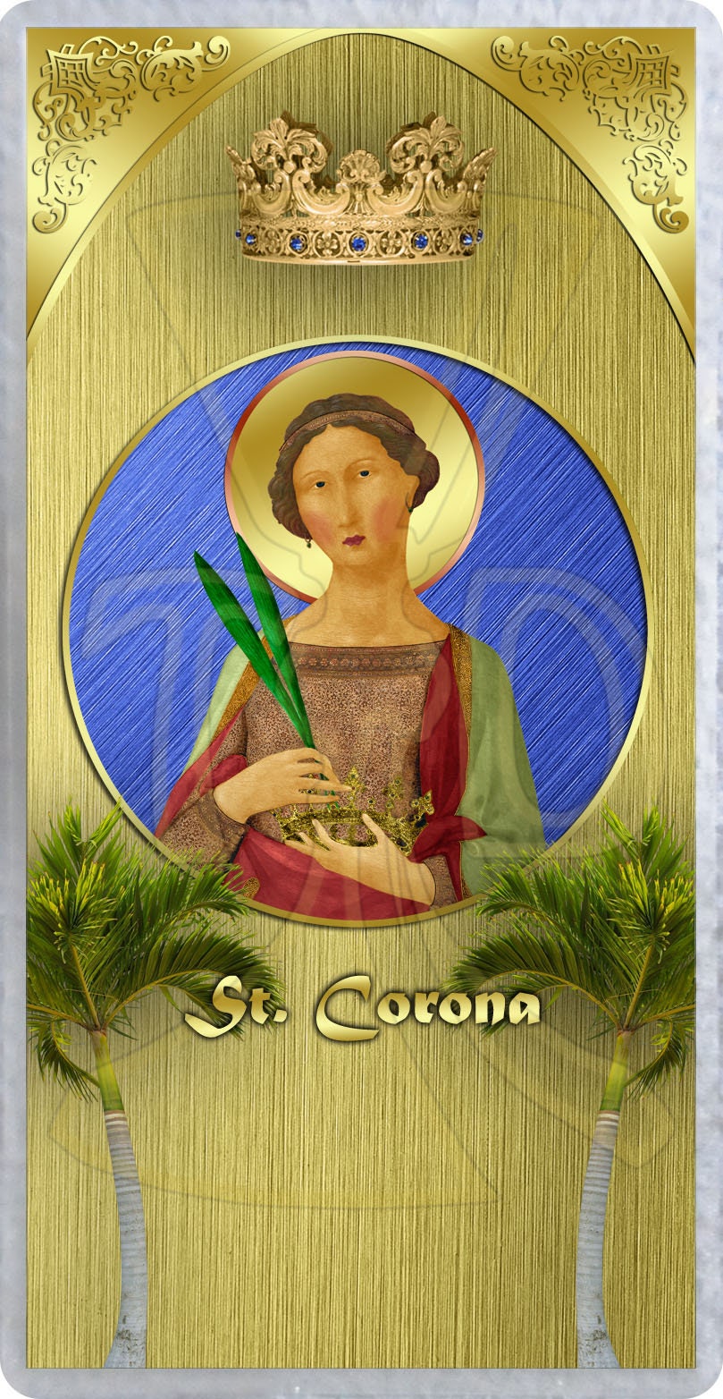 Saint St Corona Now Patron of Pandemics Eastern Orthodox - Etsy