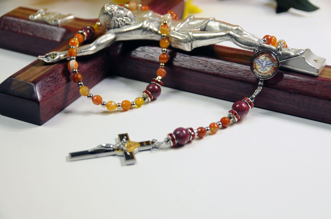 Holy Ghost, Holy Spirit Majestic Limited Edition Precious Holy Rosary ...