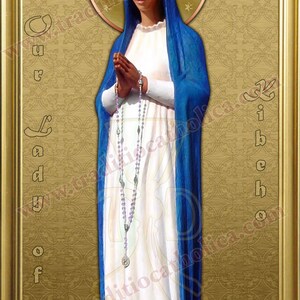 Our Lady of Kibeho Handcrafted Framed Prints. 7x14 Size. Our - Etsy