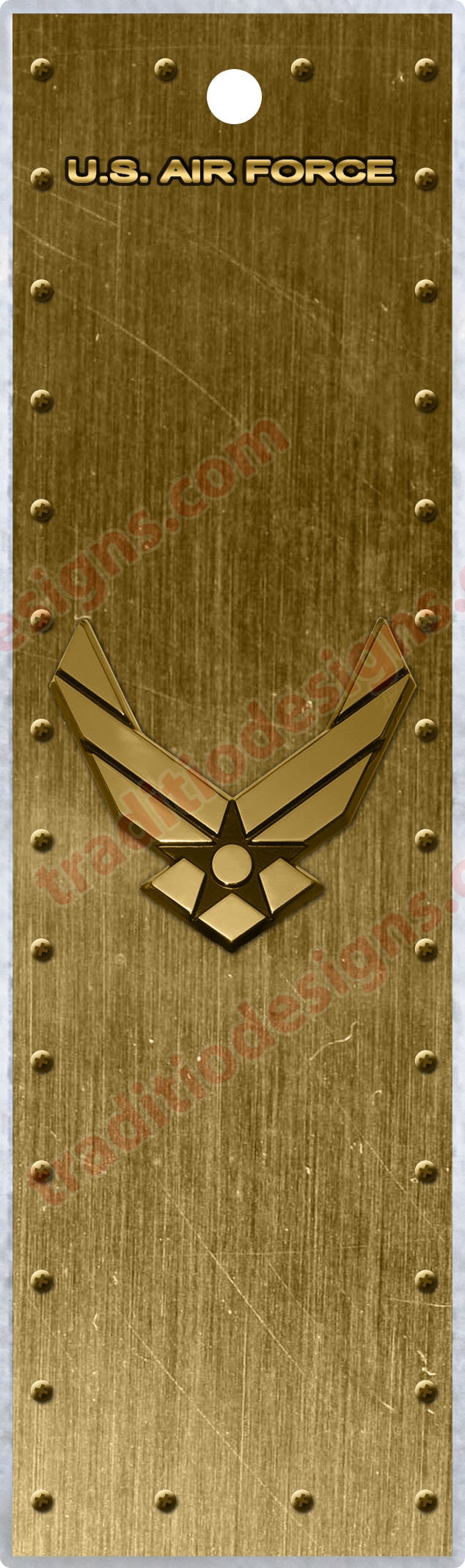 US Air Force Metallic Laminated Bookmarks. Custom US Air Force | Etsy