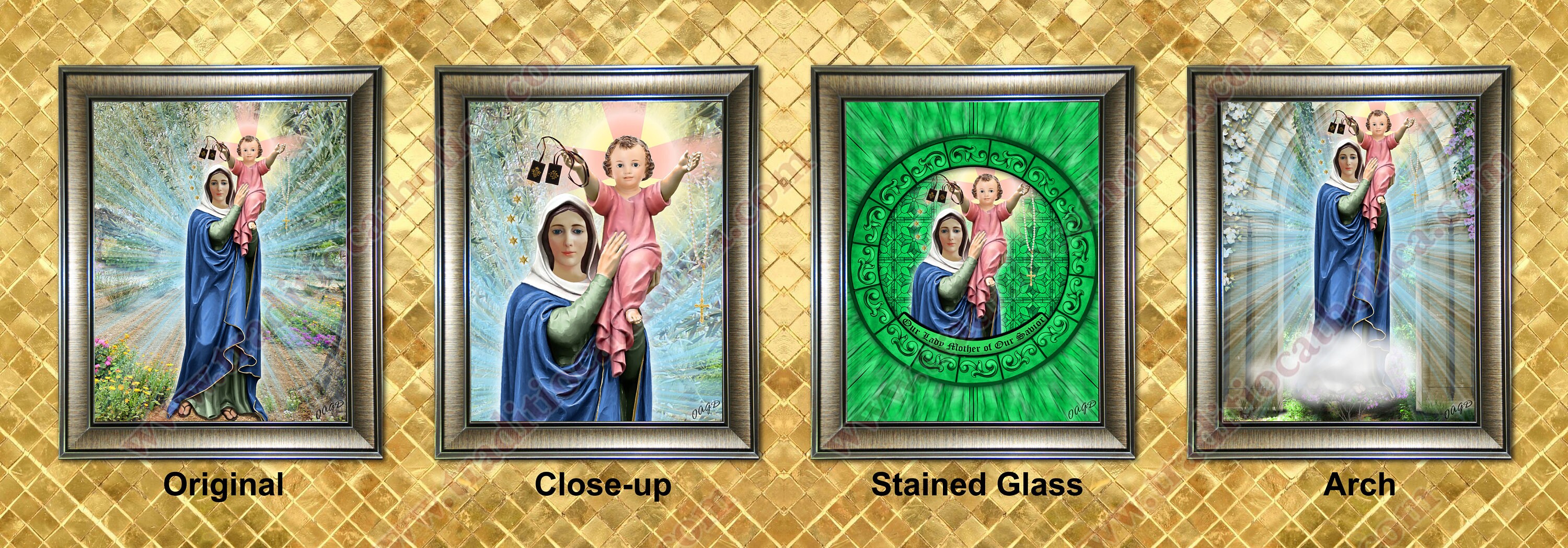 Our Lady Mother of Our Savior 8x10 prints Framed or ready to | Etsy