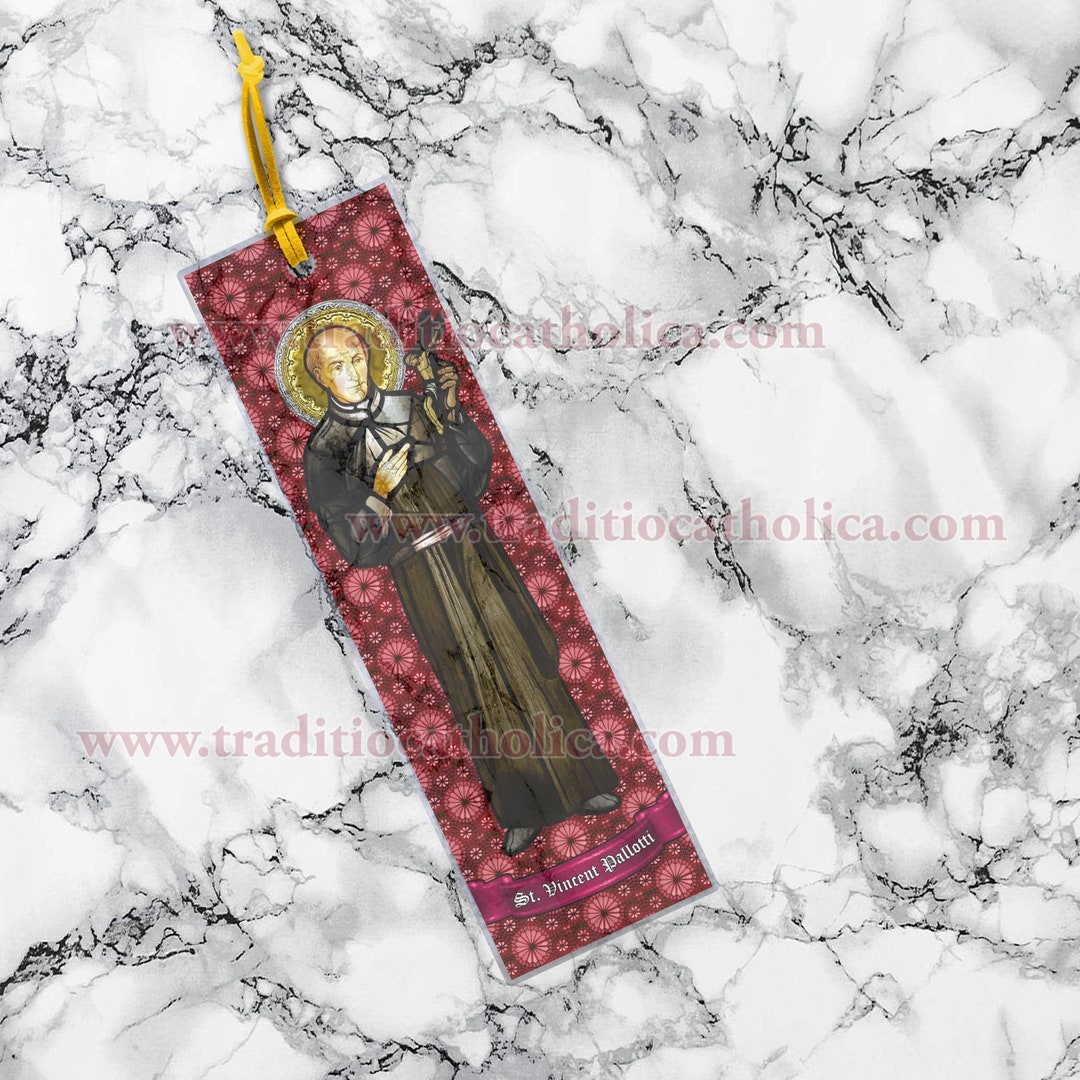 Saint Vincent Pallotti CLEAR See-through Laminated Bible Scripture ...