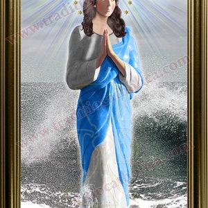 Our Lady, Star of the Sea (stella Maris) Handcrafted Framed Prints ...
