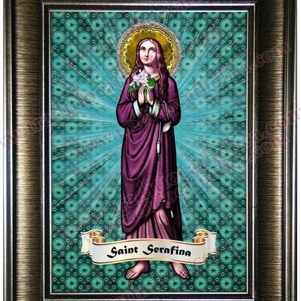 St Serafina Prints - Etsy
