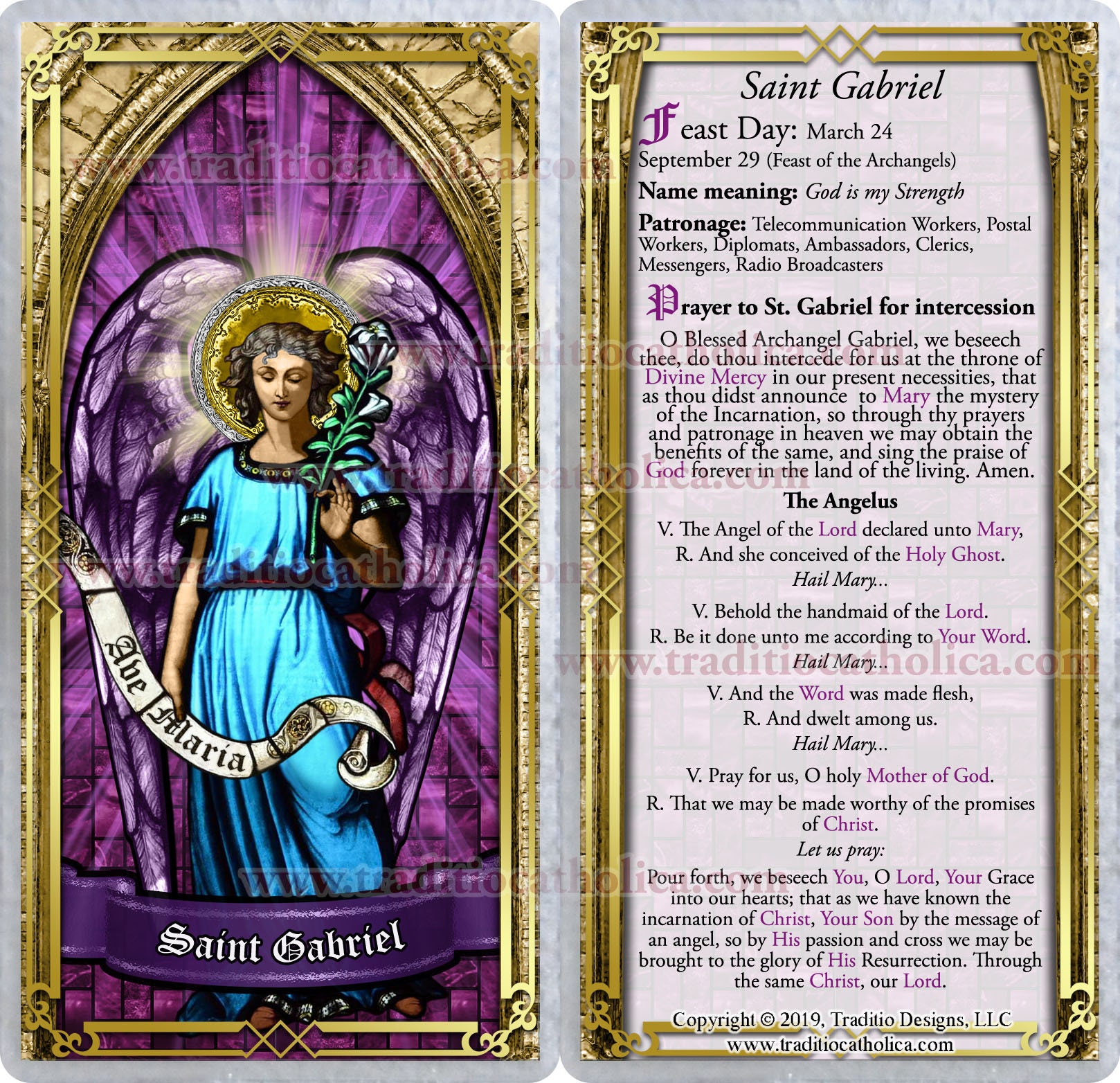 Archangel Gabriel Prayer