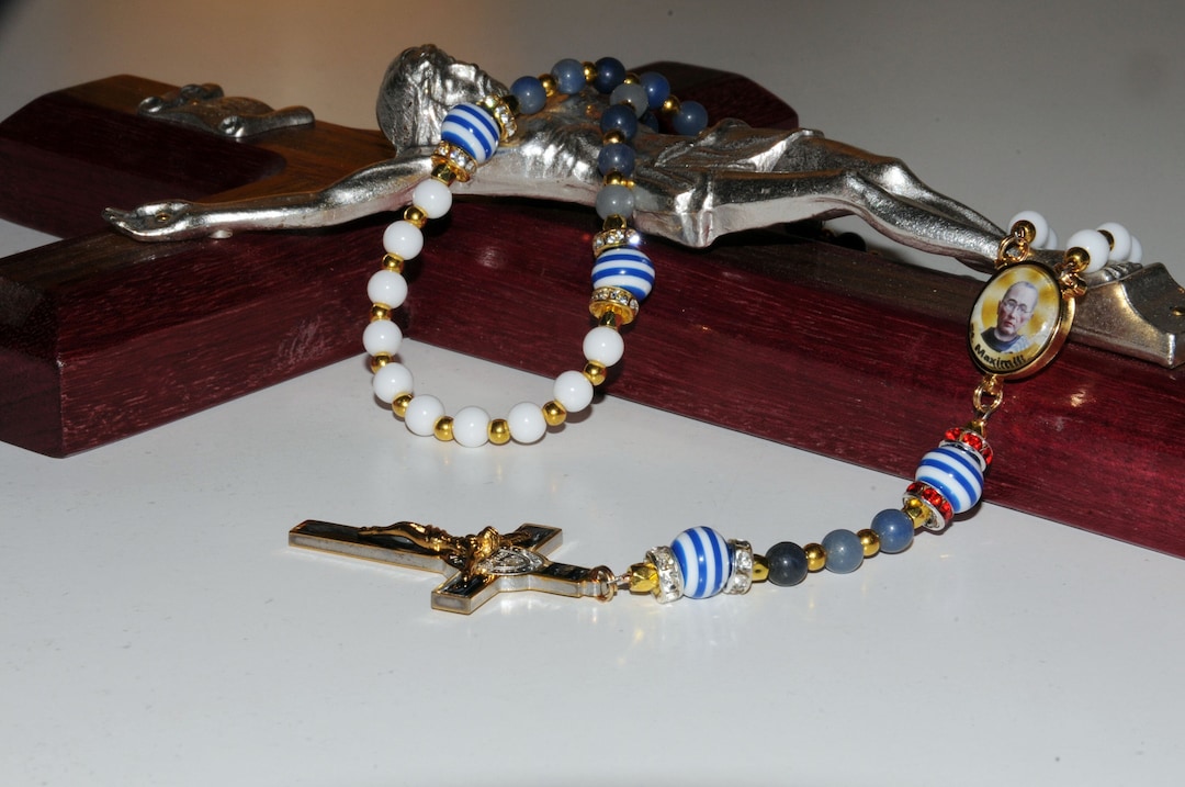 St Maximilian Kolbe Two Crowns Majestic Limited Edition - Etsy