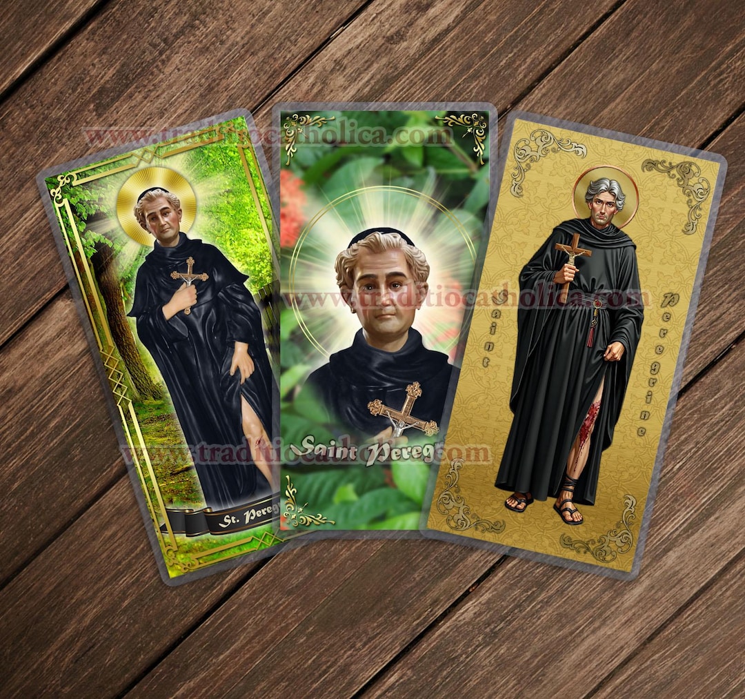 St. Peregrine, Cancer - Laminated Holy Prayer Card. Cancer Intercession ...