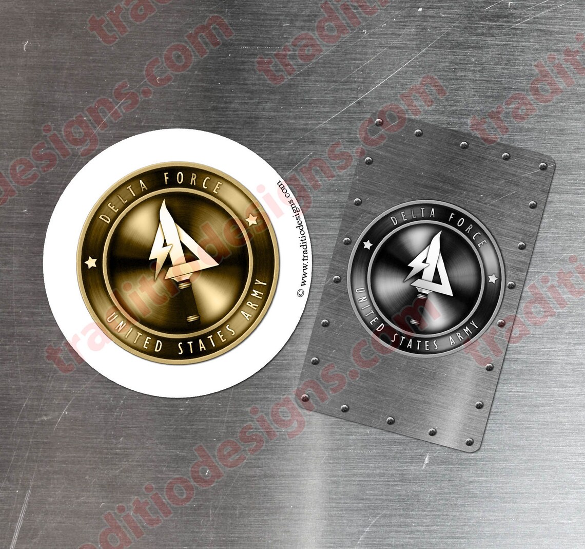 US ARMY Delta Force Magnets Delta Force Decal Round 3.5 Inch - Etsy