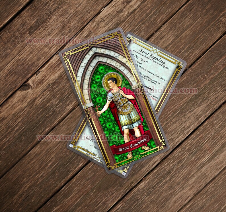 Saint Expeditus patron of emergencies and fast solutions | Etsy