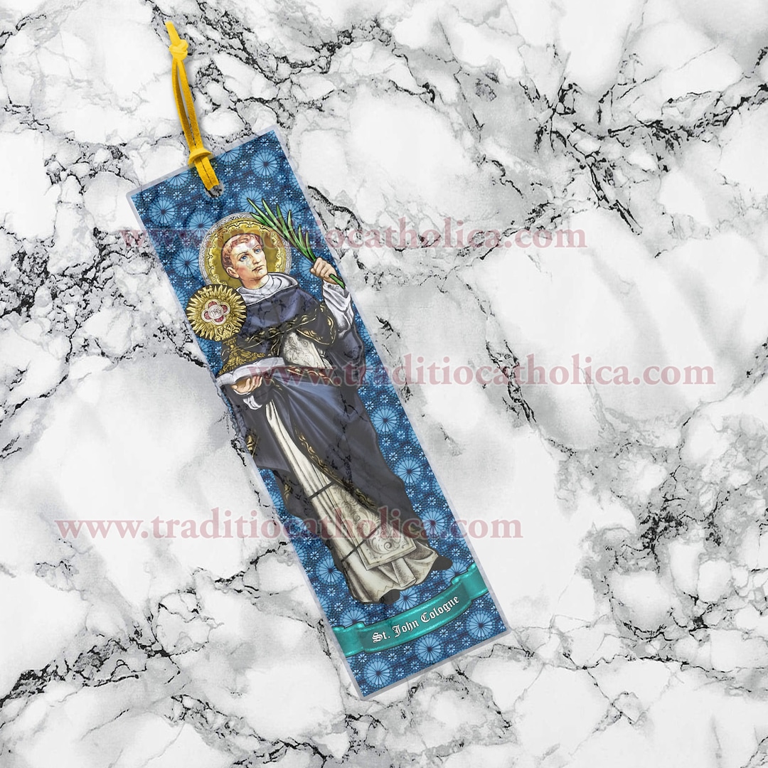 Saint John of Cologne CLEAR See-through Laminated Bible Scripture ...