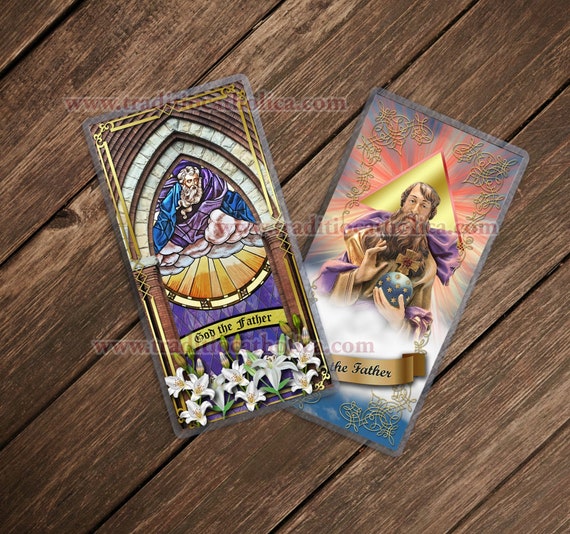 God the Father Laminated Catholic Holy Cards. Catholic Holy | Etsy