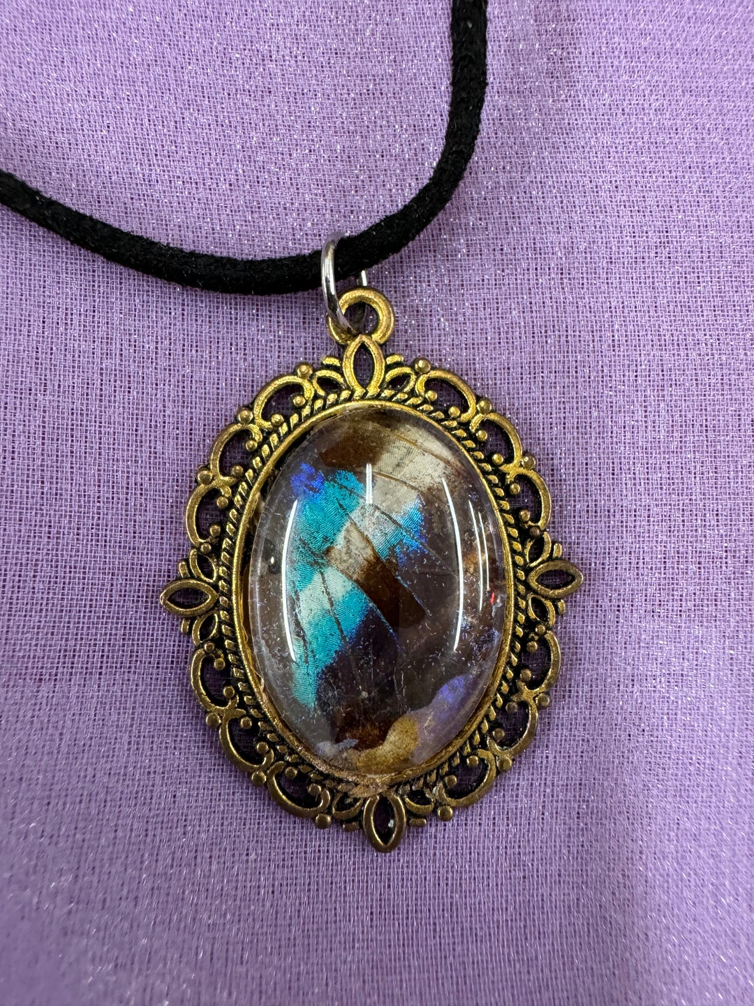 Butterfly Wing Necklace - Etsy
