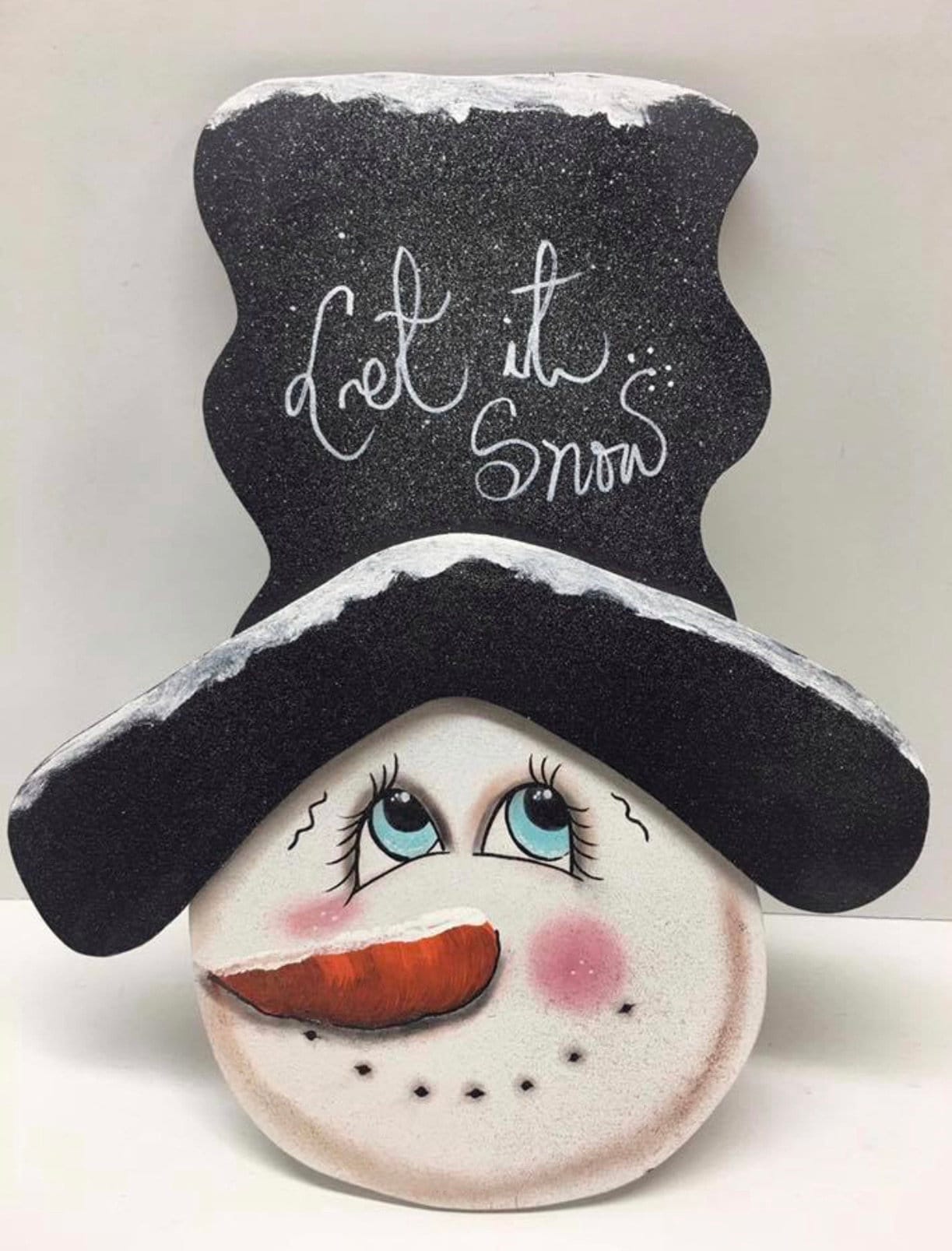 Let It Snow Snowman - Etsy