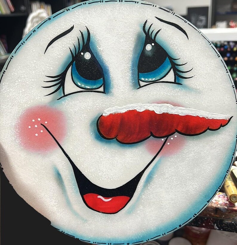 Snowman Circle - Etsy