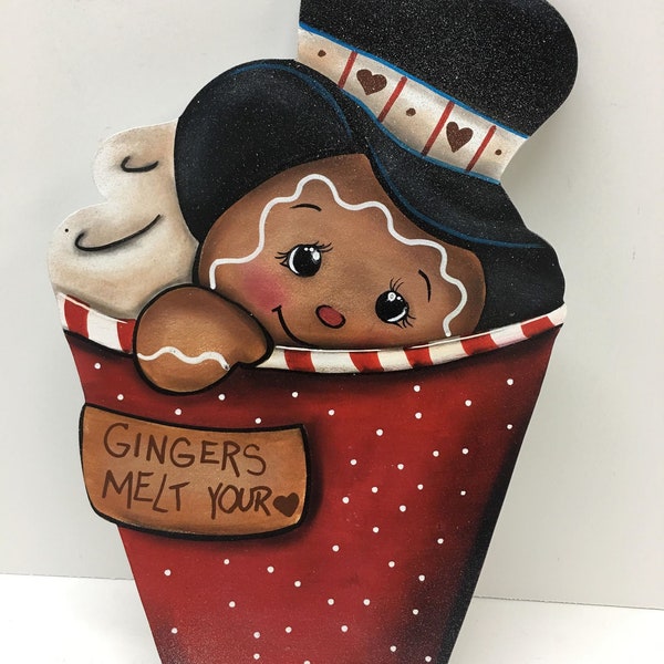 Wood Gingerbread Man - Etsy