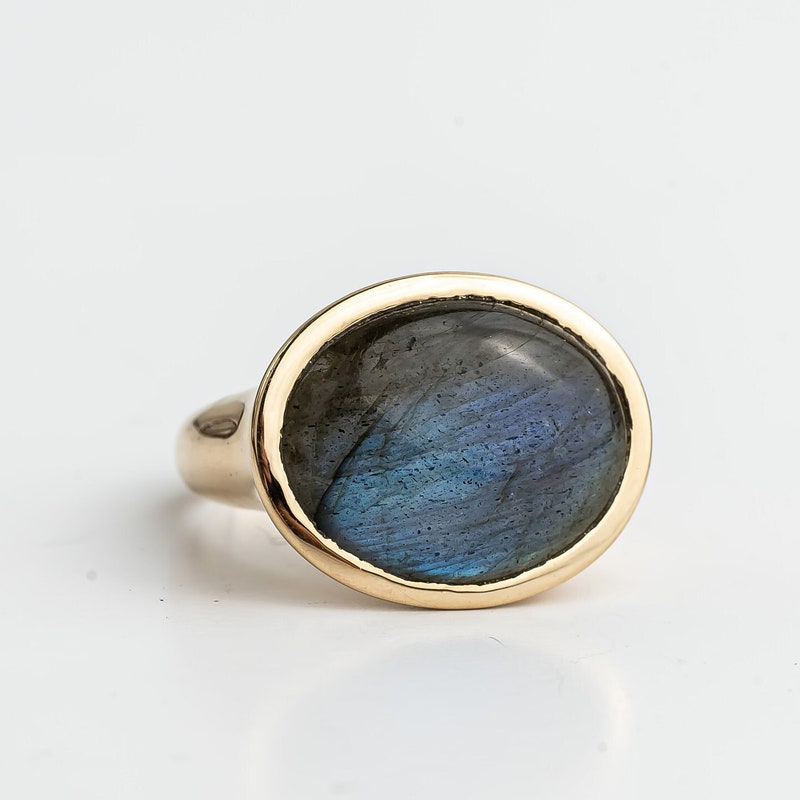 Labradorite Ring - Etsy