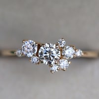 Cluster Ring - Etsy