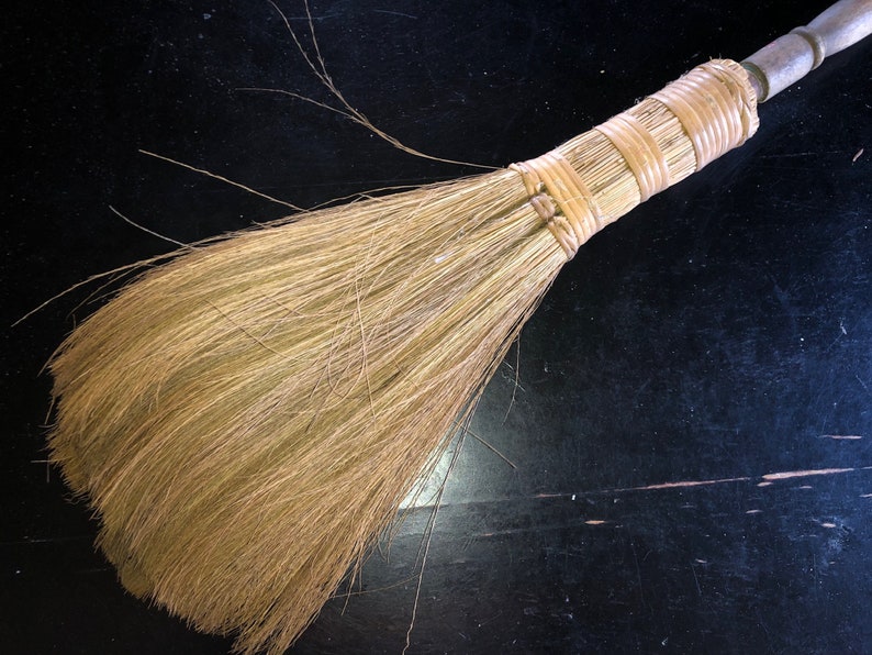 Antique Primitive Hearth Broom With Turned Handle - Etsy