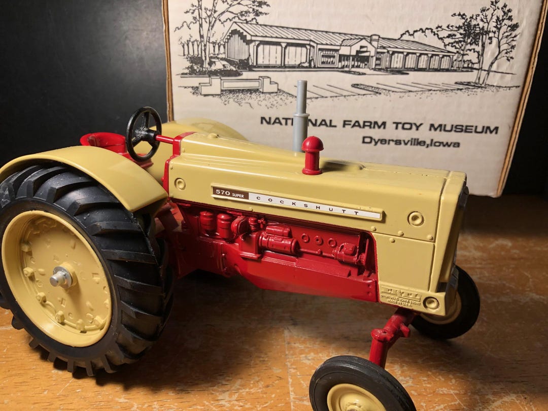 Vintage ERTL Cockshutt 570 Tractor Super Wide Front 1:16 Excellent - Etsy