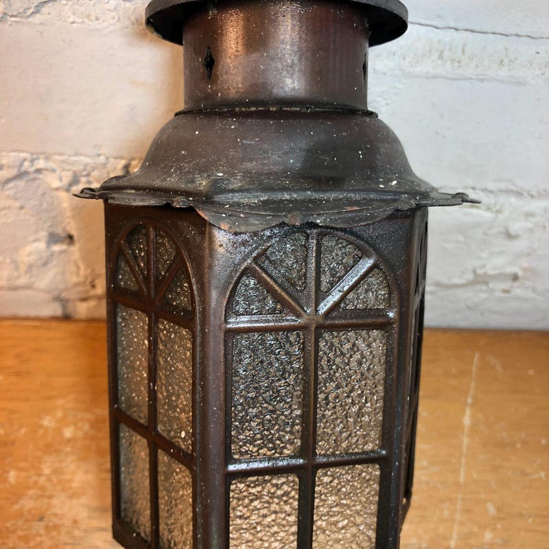 Antique Porch Light - Etsy