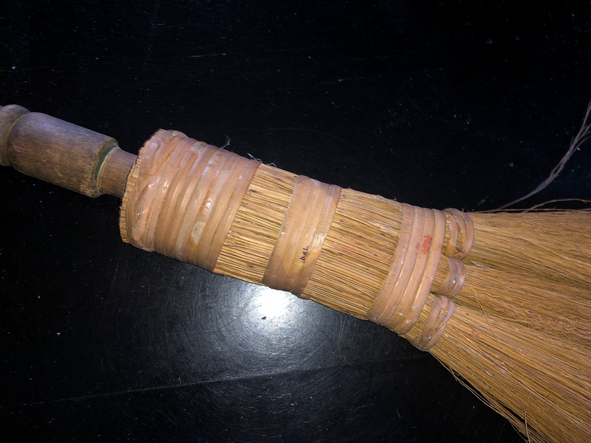 Antique Primitive Hearth Broom With Turned Handle - Etsy