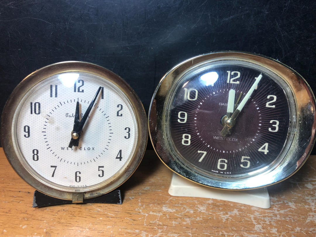 Vintage Westclox Baby Ben Alarm Clocks Wind up - Lot of 2 - Etsy